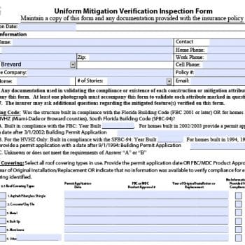 Download Florida Insurance Forms (4PT, WMI, WDO) - Honor Services