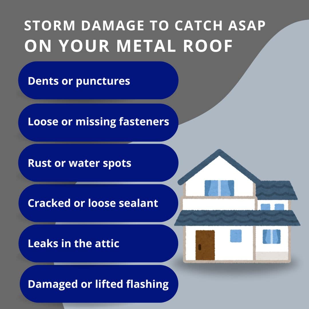 How Do I Check My Metal Roof for Damage After a Storm? - Honor Services